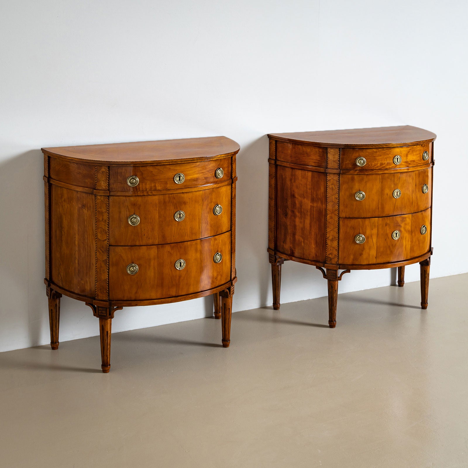 Pair of Demi-Lune Commodes, Scandinavia, Early 19th Century – Karl Kemp ...
