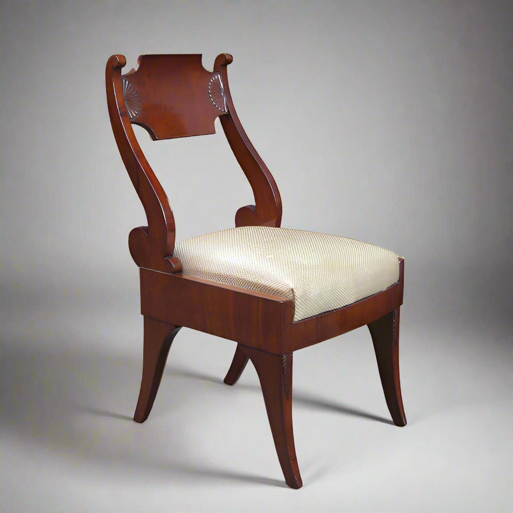 Set Six Neoclassical Mahogany Chairs circa 1840 – Karl Kemp Antiques